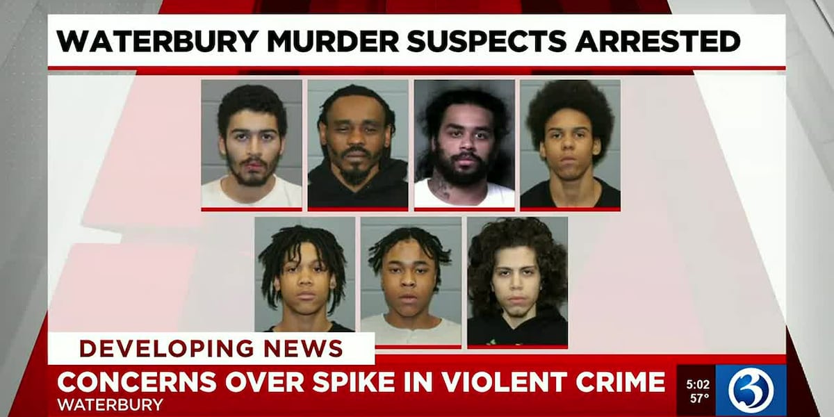 Waterbury Police Arrest 7 Murder Suspects As City Sees Large Increase